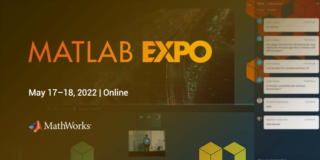 Exhibitors: MATLAB EXPO, Online May 17th - 18th, 2022