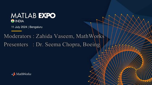 MATLAB EXPO 2024 India Proceedings
